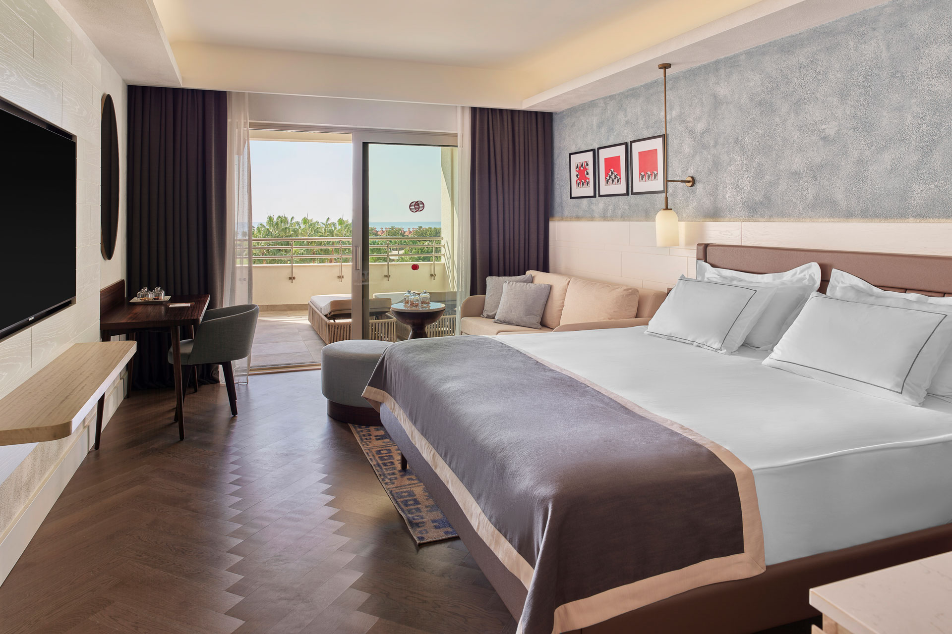 Deluxe Direct Sea View Room in Antalya Lara | Lara Barut Collection